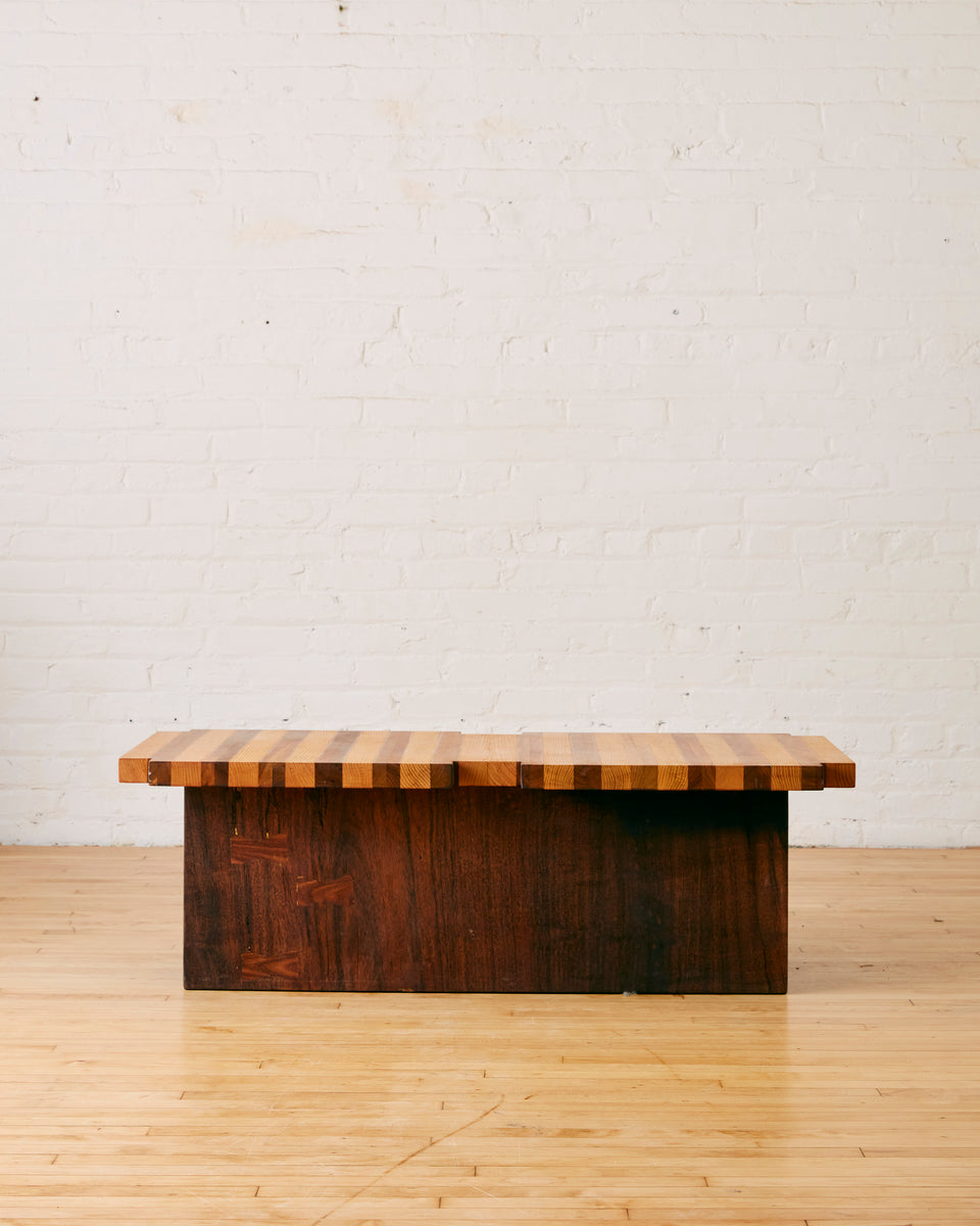 STRIPED KUMBUK WOOD COFFEE TABLE BY THE SOMERSET HOUSE – Somerset House