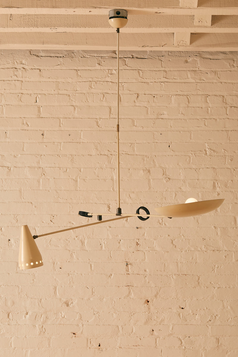 Double Headed Counterbalance Ceiling Light attr. to Stilnovo – Somerset ...