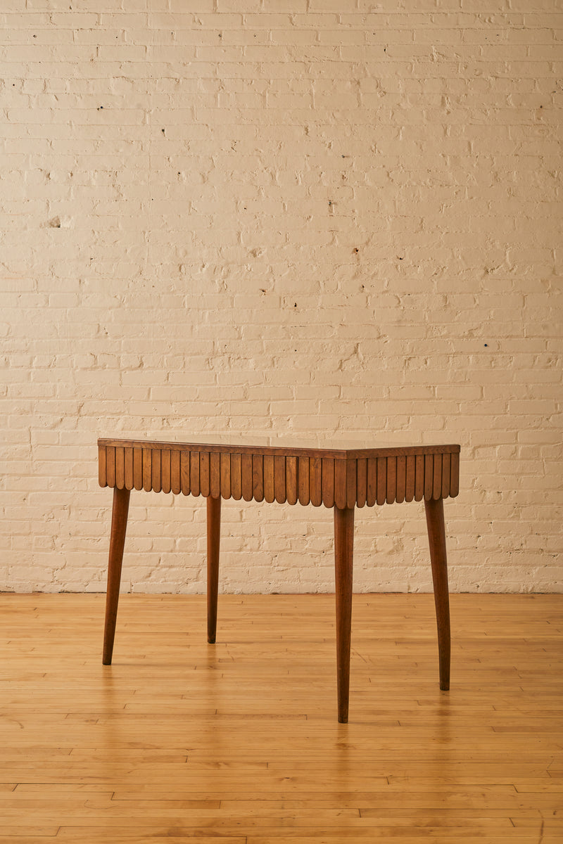 Paolo Buffa Elm Wood Scalloped Console Table – Somerset House