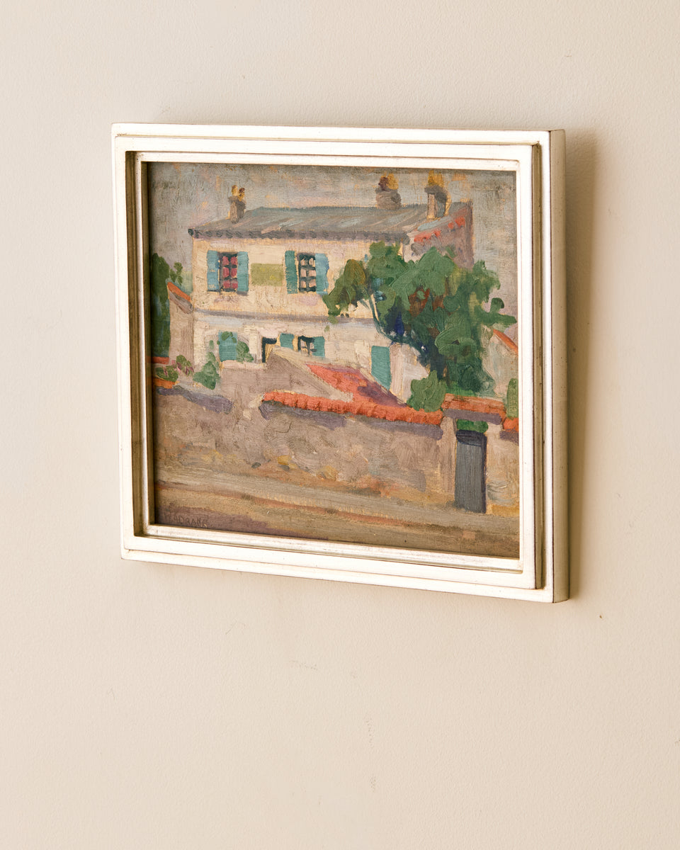 FRAMED OIL ON CANVAS BY WILLIAM A. DRAKE C. 1930's – Somerset House