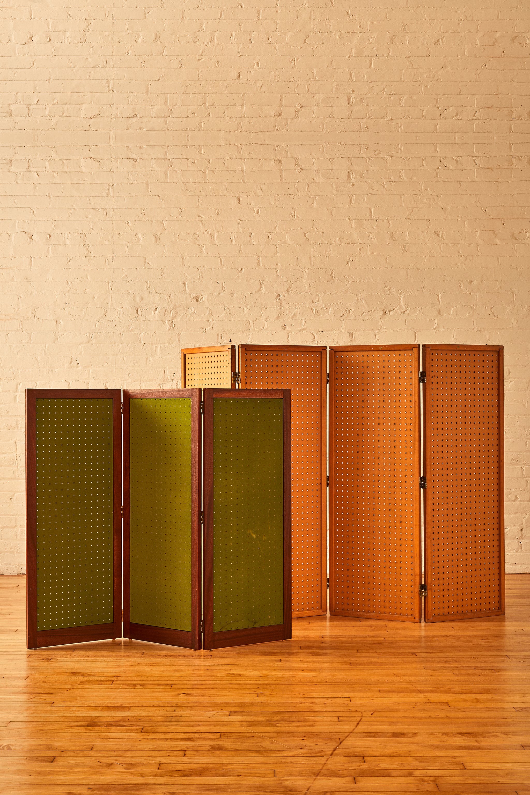 PERFORATED SUEDE LOW ROOM DIVIDER – Somerset House